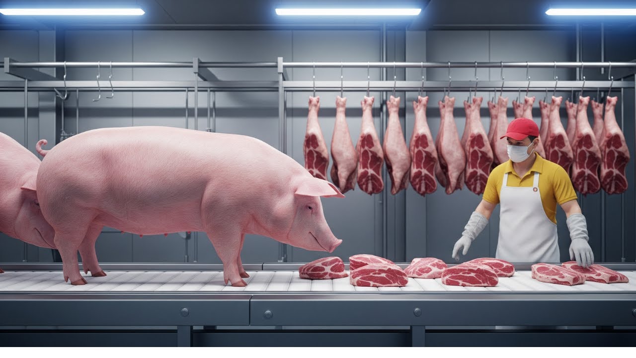 How Pork Turns Into Sausages & Ham — The Process Will Shock You! - YouTube