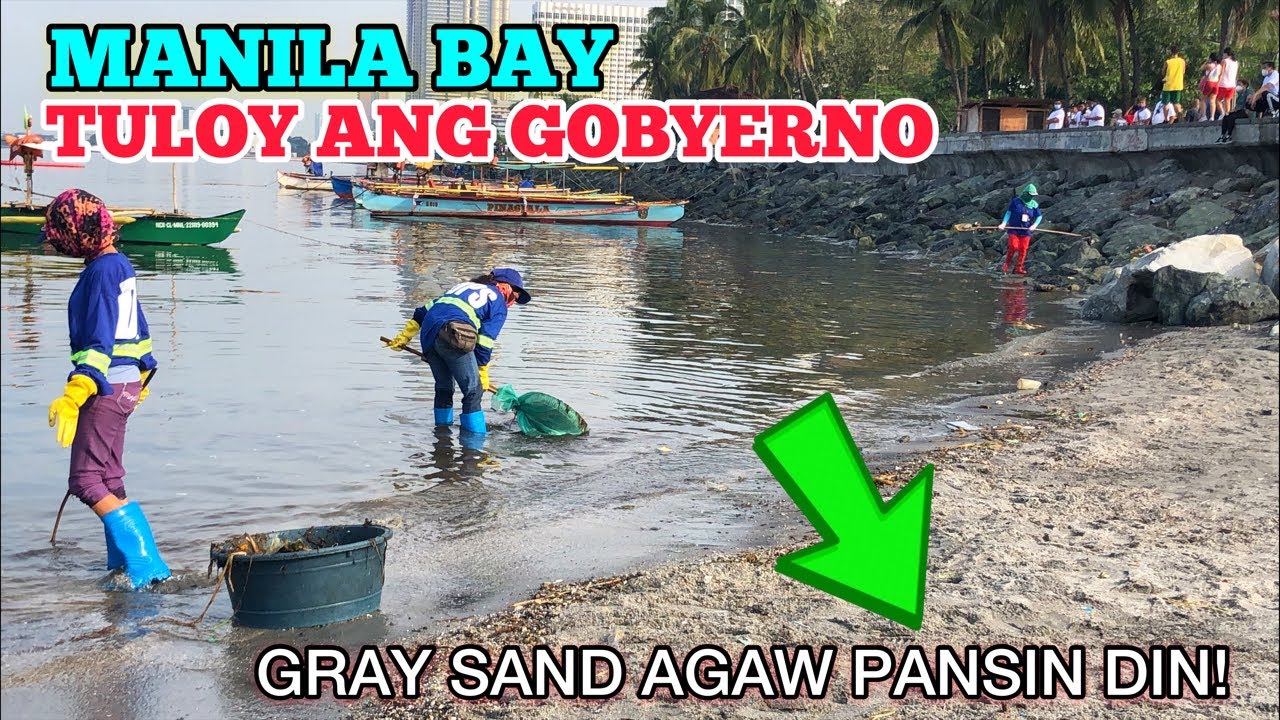 GRAY SAND NG MANILA BAY AGAW PANSIN! - YouTube