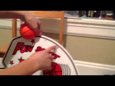 Unboxing and review of the Fun shot basketball game - YouTube