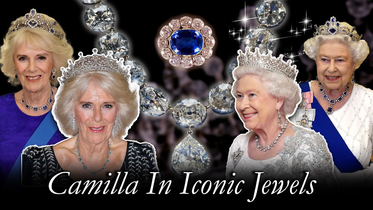 Camilla’s Moments in Queen Elizabeth’s Historic Jewels - YouTube