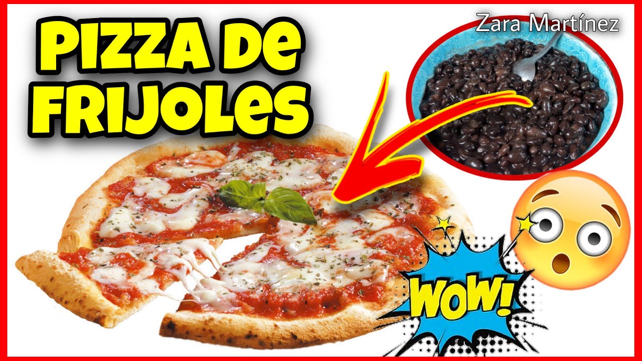 Pizza de frijoles - Sin harina y deliciosa 😋 - YouTube