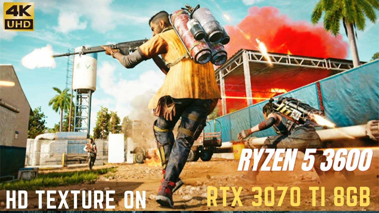 Far Cry 6 - RTX 3070 Ti + Ryzen 5 3600 | High Setting 4k Gameplay | Ray ...