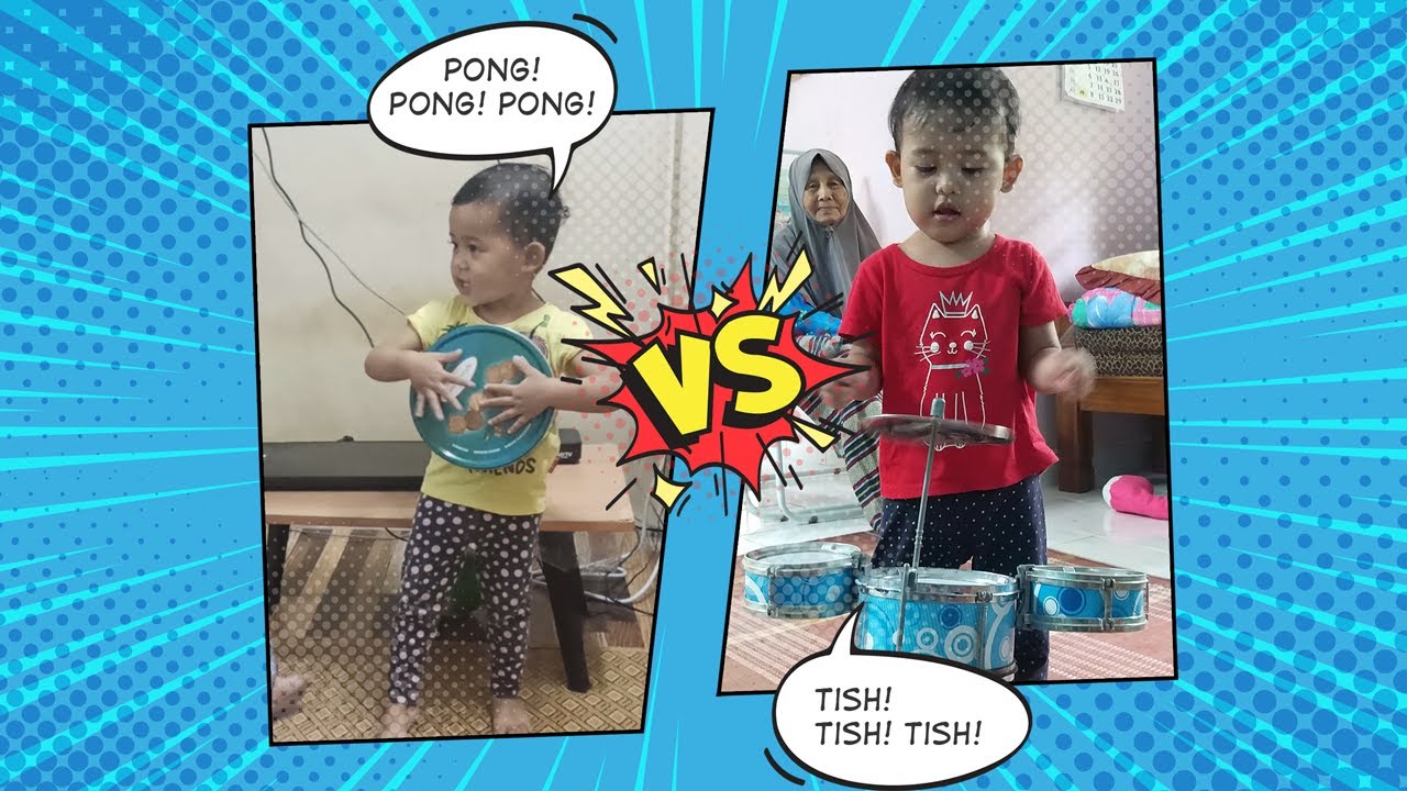 Fadiah Belajar Main Kompang - YouTube