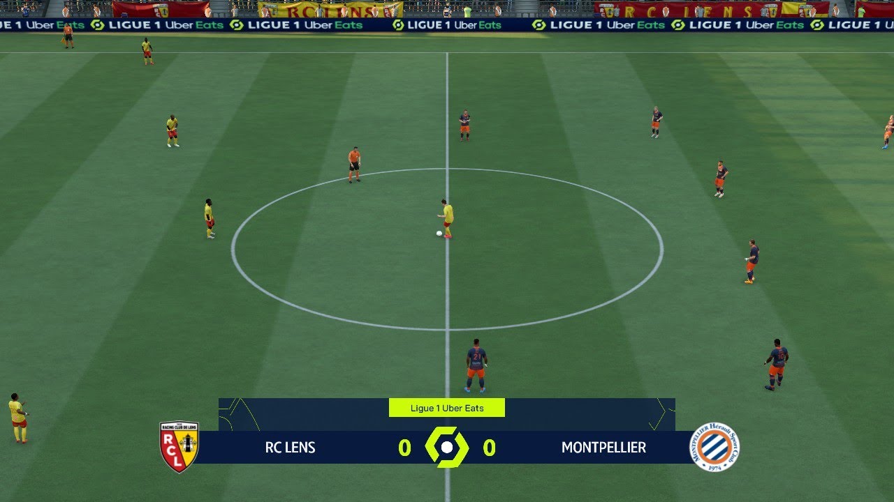 RC Lens vs Montpellier HSC 2023 - FIFA 22 Low End PC Gameplay - YouTube