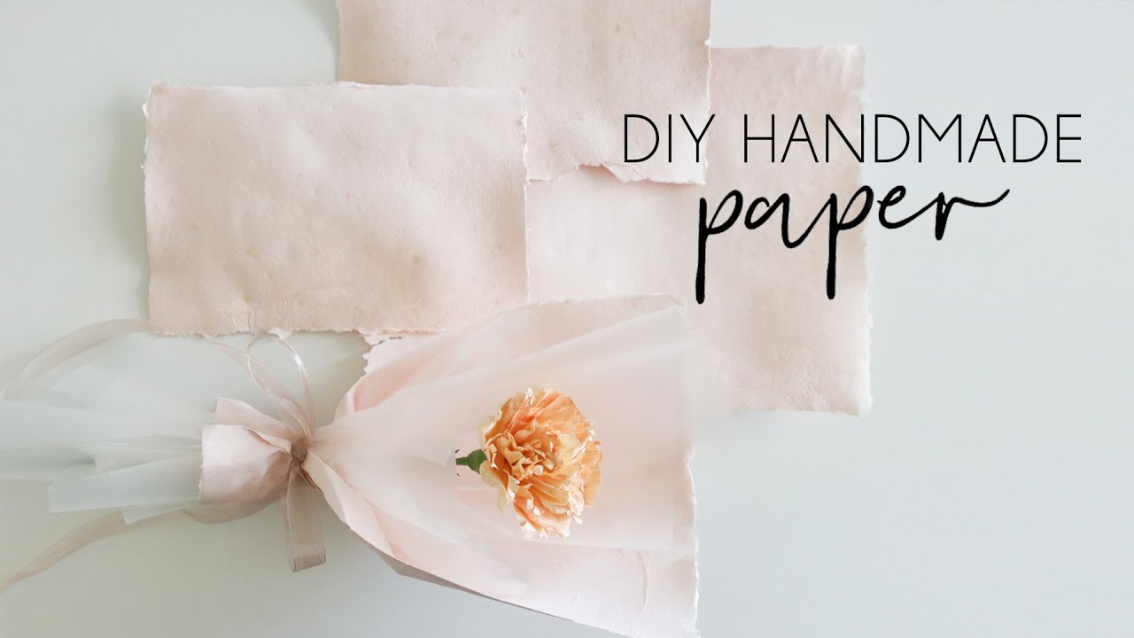 DIY Handmade Paper How To Make Paper YouTube diy-handmade-paper-how-to-make-paper-youtube
