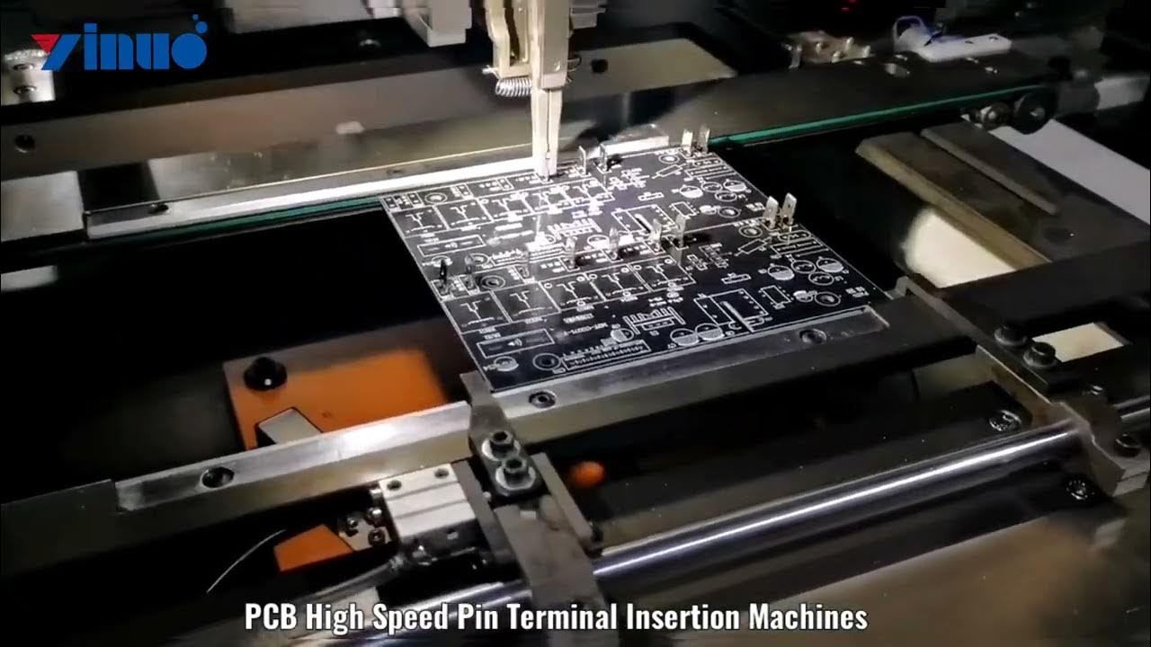 PCB Pin Terminal Insertion Machines - YouTube
