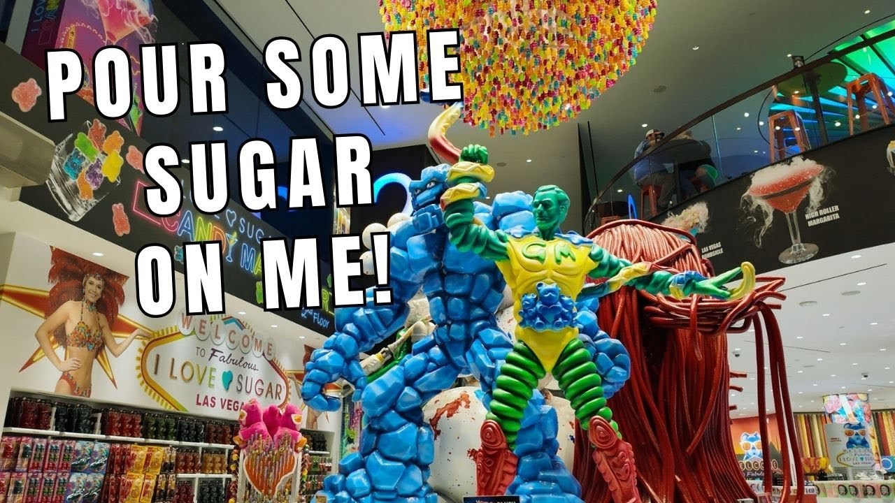 The LINQ Promenade Las Vegas Sugar Factory Walkthrough 2025 - YouTube