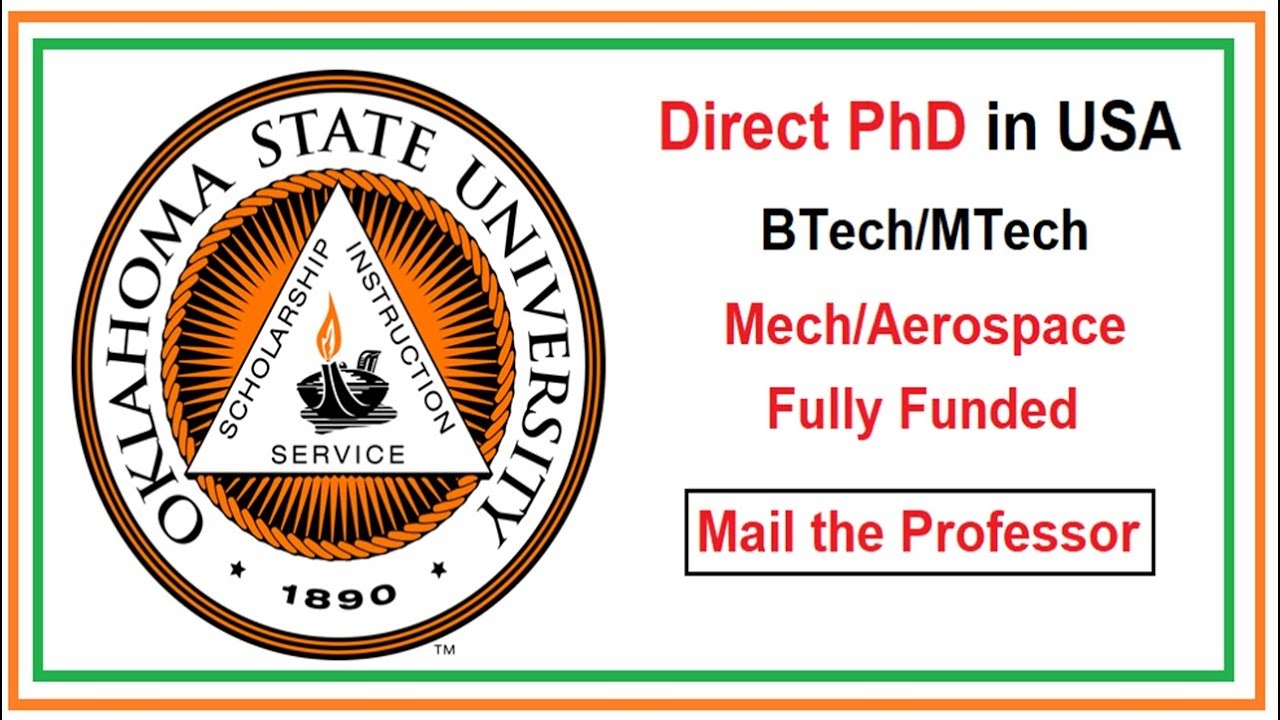 Direct PhD in Oklahoma University USA | Mechanical and Aerospace ...