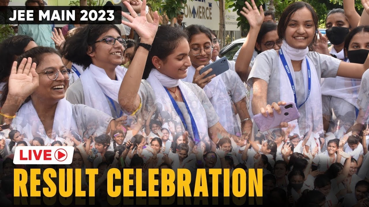 🎊 Live Result Celebration ️ JEE Main 2023 | Incredible Results ...