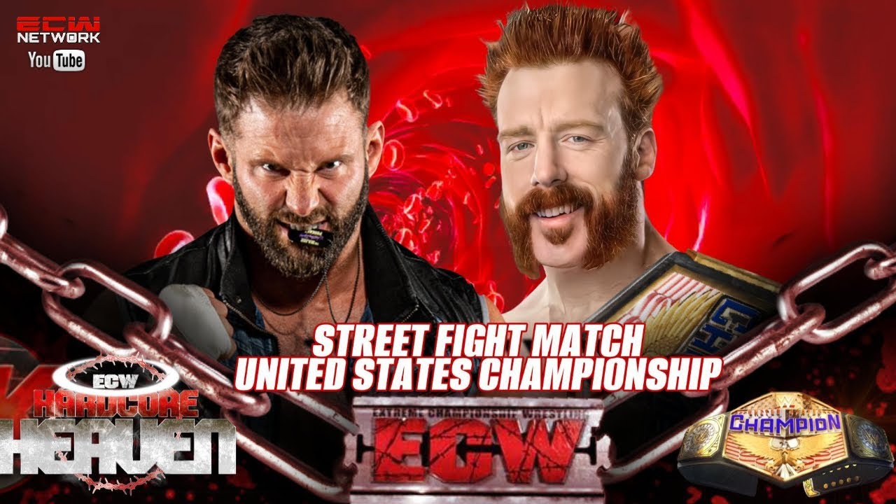 United States Championship Street Fight Match | ECW Hardcore Heaven ...