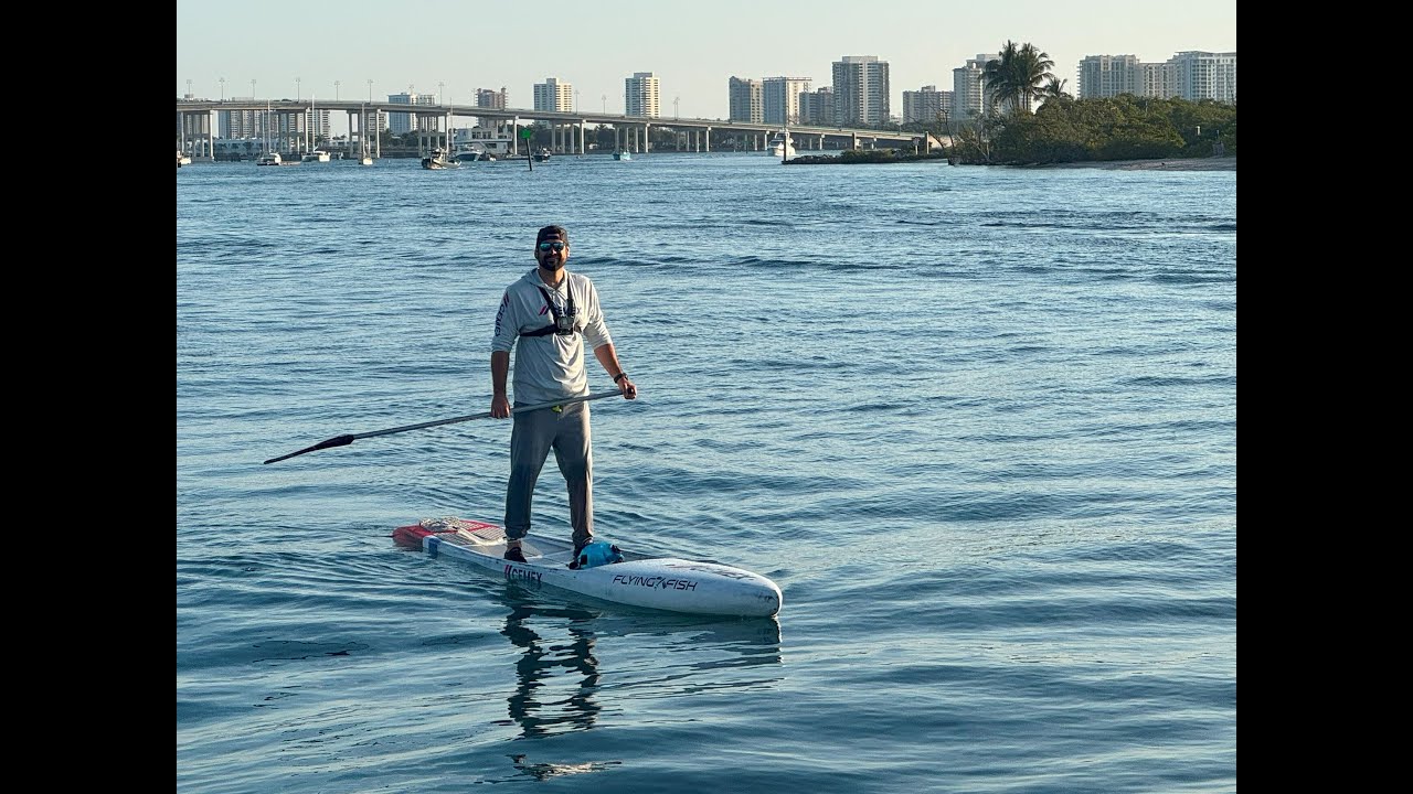 Port of Palm Beach Cemex Terminal Manager Paddle Boarding for Cystic ...