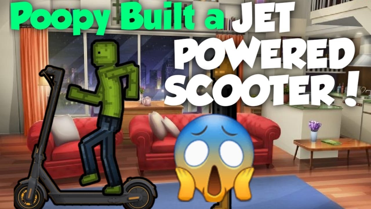 POOPY BUILD AMAZING JET POWERED SCOOTER ON HIS BIRTHDAY - MELON ...