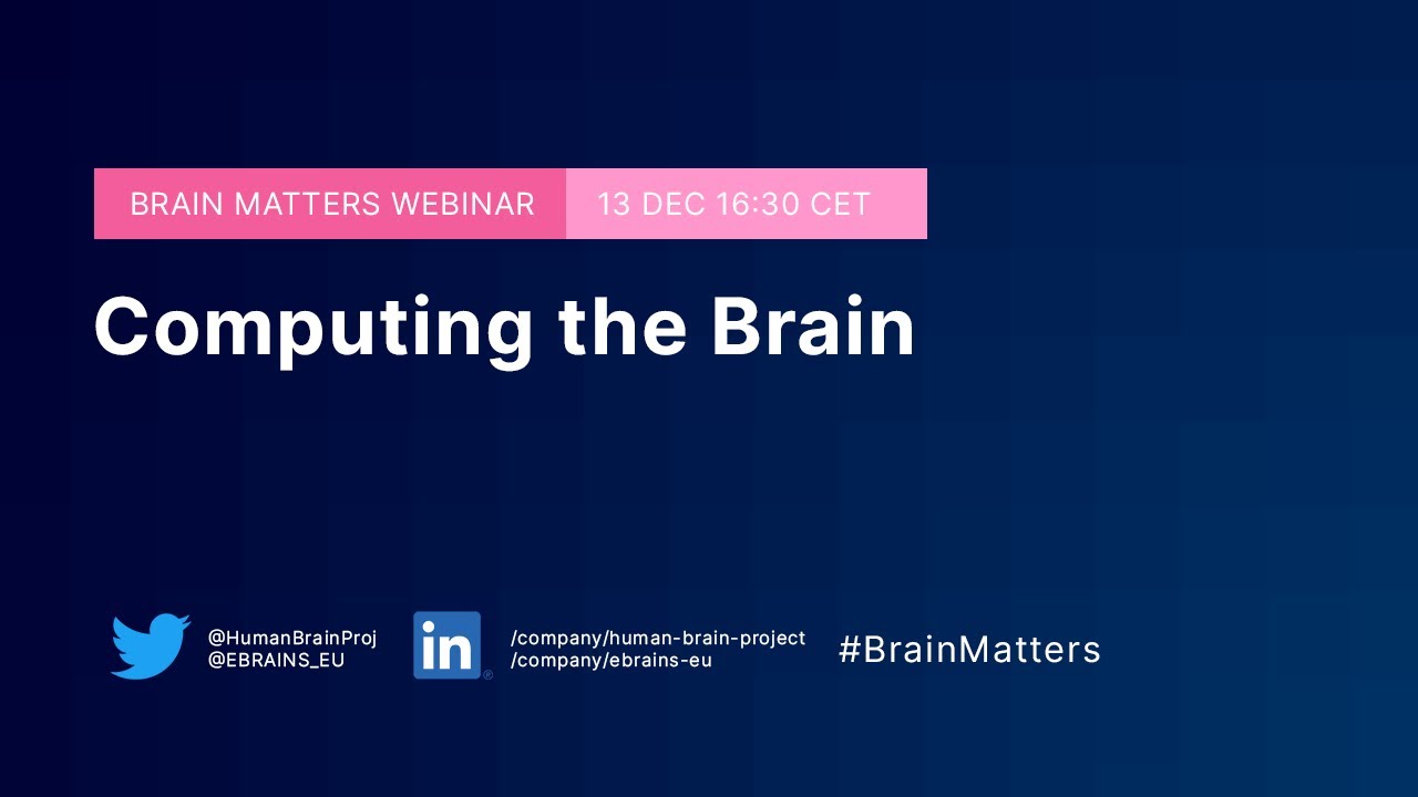 Brain Matters #13 - "Computing the Brain" - YouTube