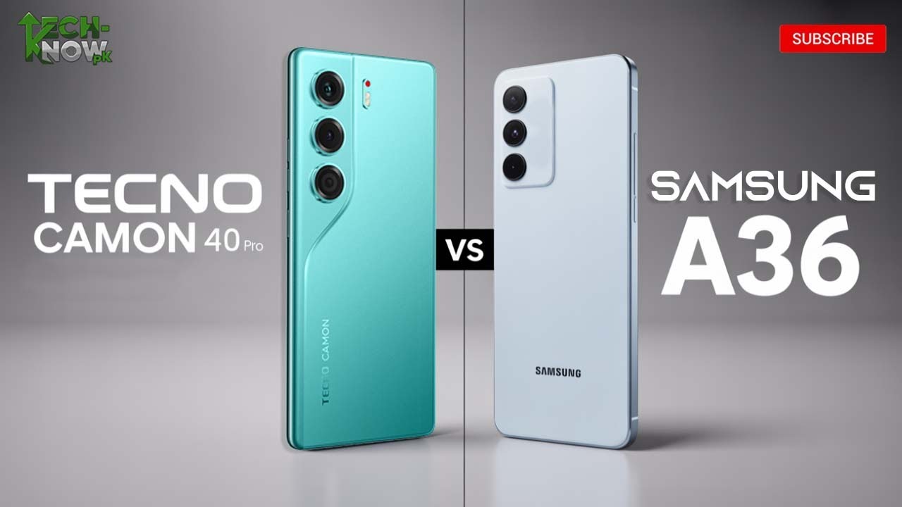 Tecno Camon 40 Pro vs Samsung A36 | Tecno vs Samsung | Full Comparison ...