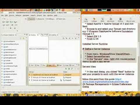 Eclipse to develop zk applications - YouTube