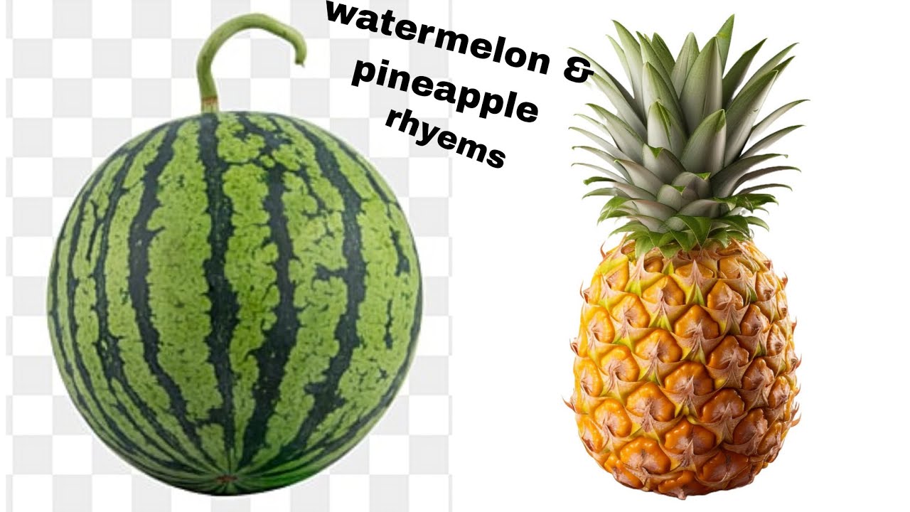 watermelon pineapple rhymes || हिंदी कविता - YouTube