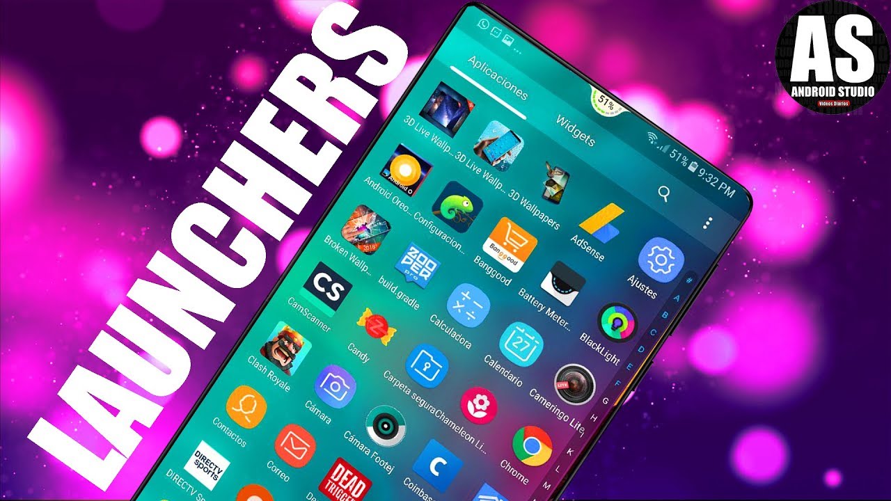 TOP MEJORES LAUNCHERS ANDROID 2021 - YouTube