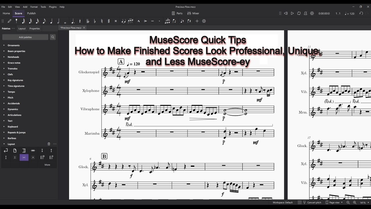 How to Make Finished Scores Look Professional, Unique, and Less ...