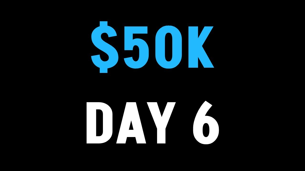 50K futures trading challenge - Day 6 - YouTube