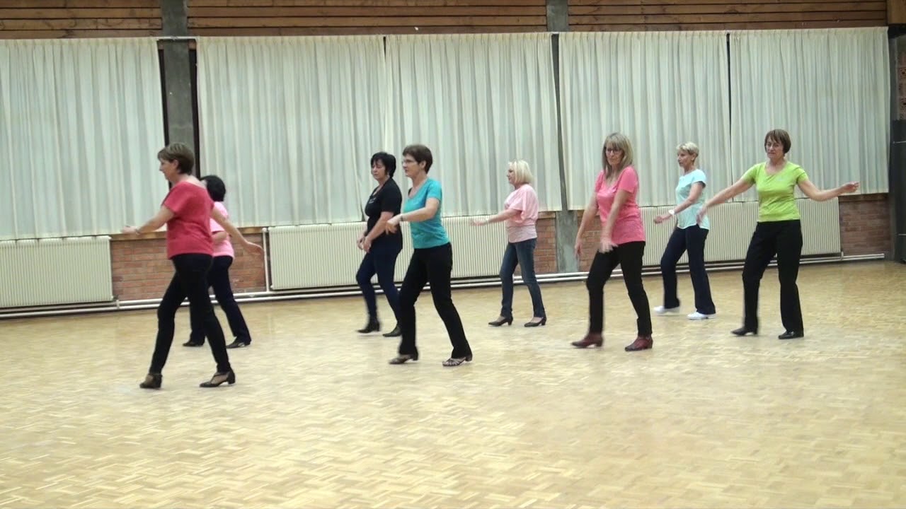 BE MY BABY - Line Dance - YouTube
