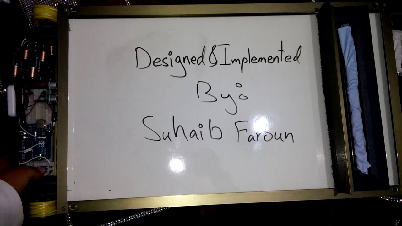 Automatic Board Wiper - YouTube