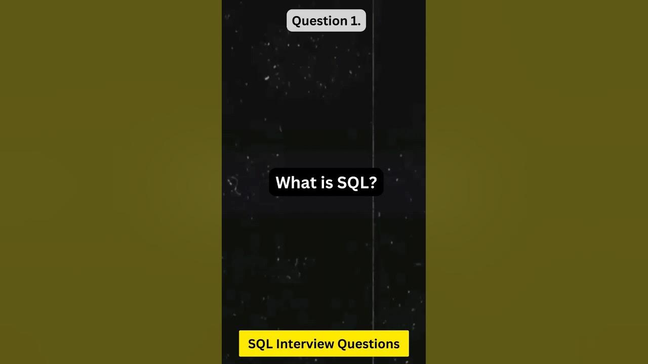 1 Sql Interview Questions And Answers By Sandeep Dalal Cse What Is Sql Akhiyaangulaab