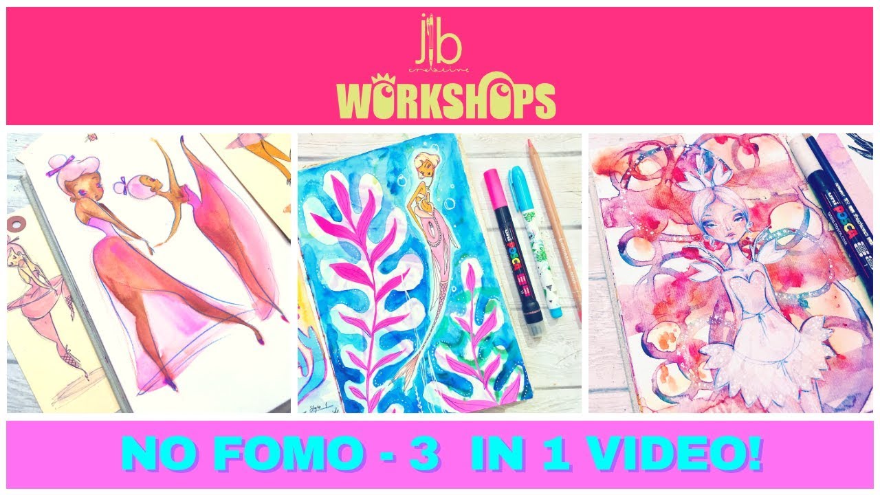 NO FOMO - jlbCREATIVE WORKSHOPS 3 in 1! - YouTube