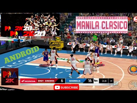PBA 2K20 ANDROID MOD MANILA CLASICO GAMEPLAY MAGNOLIA VS BRGY. GINEBRA ...