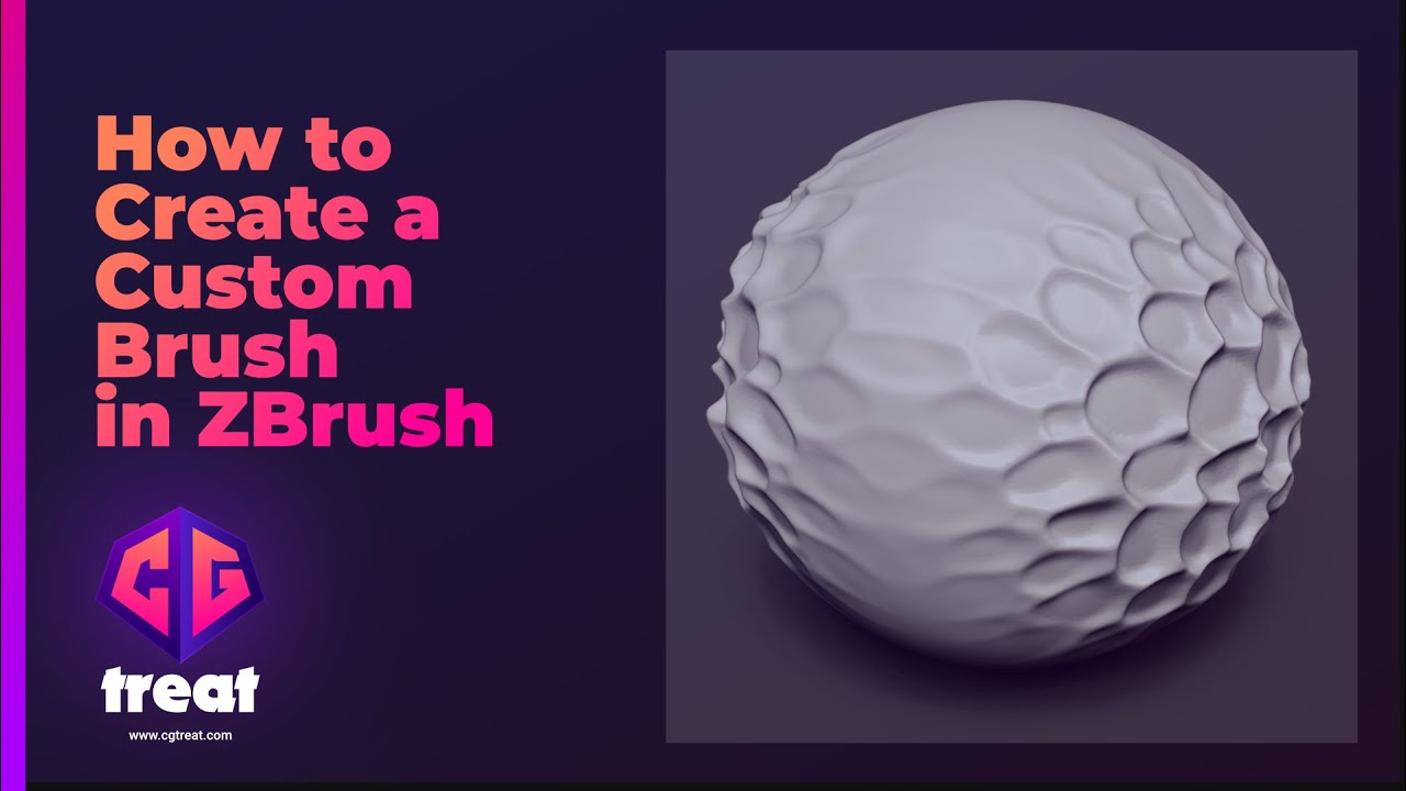 How to Create a Custom Brush in ZBrush - YouTube