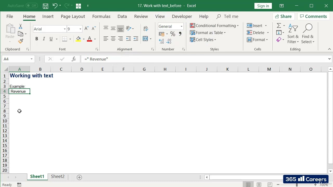 68 Working With Text In Excel YouTube 68 Working With Text In Excel YouTube
