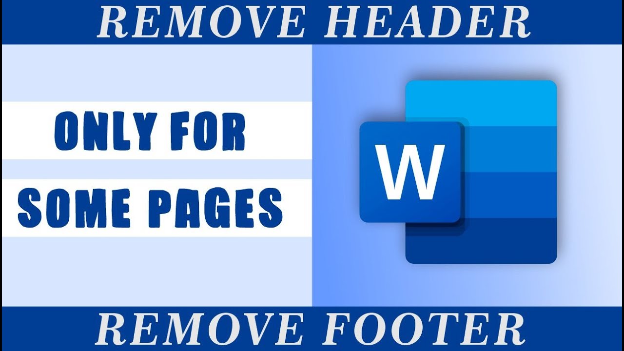 How To Remove Header And Footer For Some Pages Only In Microsoft Word YouTube how-to-remove-header-and-footer-for-some-pages-only-in-microsoft-word-youtube