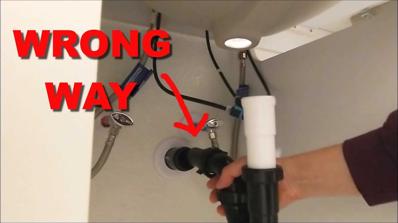 How to install P trap and Extension Pipe The Best Way - YouTube