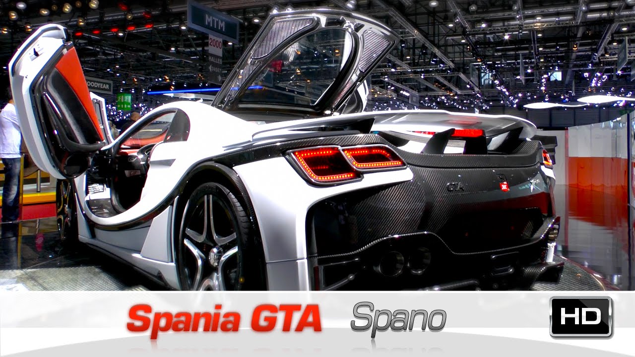 Spania GTA Spano Exterior and interior Design - YouTube