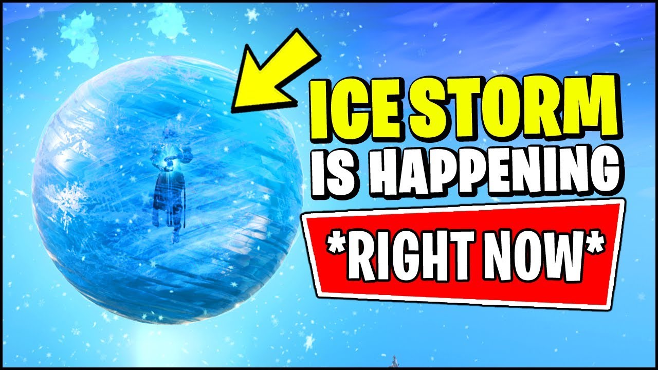 🔴 FORTNITE ICE STORM SPHERE EVENT IS HAPPENING *RIGHT NOW* - YouTube