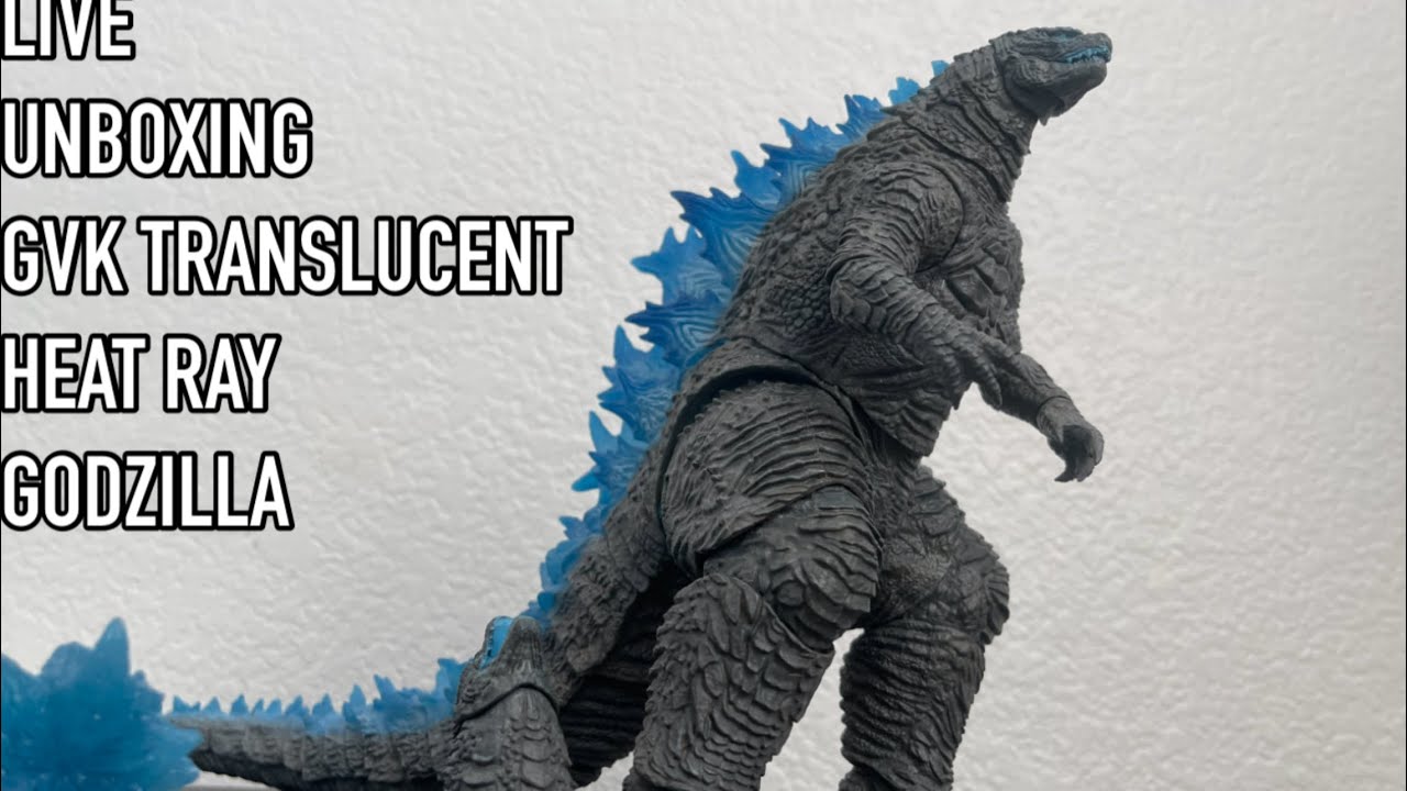 LIVE UNBOXING ON THE HIYA TOYS TRANSLUCENT HEAT RAY GODZILLA!!!! - YouTube