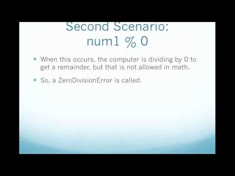 Modulo Operator - YouTube