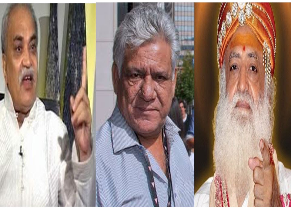 Actor Om Puri Make Fun Of Nirmal Baba & Asaram Bapu In PUBLIC!!! - YouTube