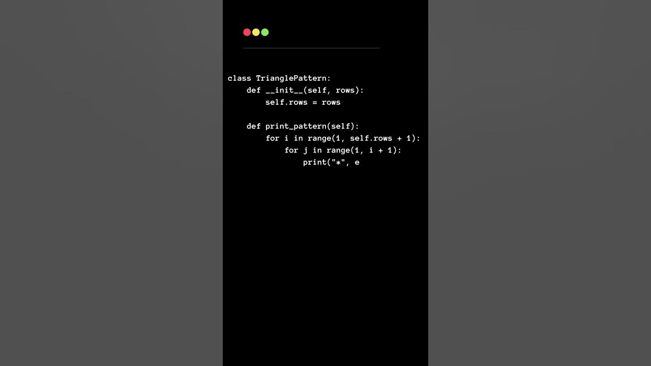Shorts Python Class Objectorientedprogramming Youtube