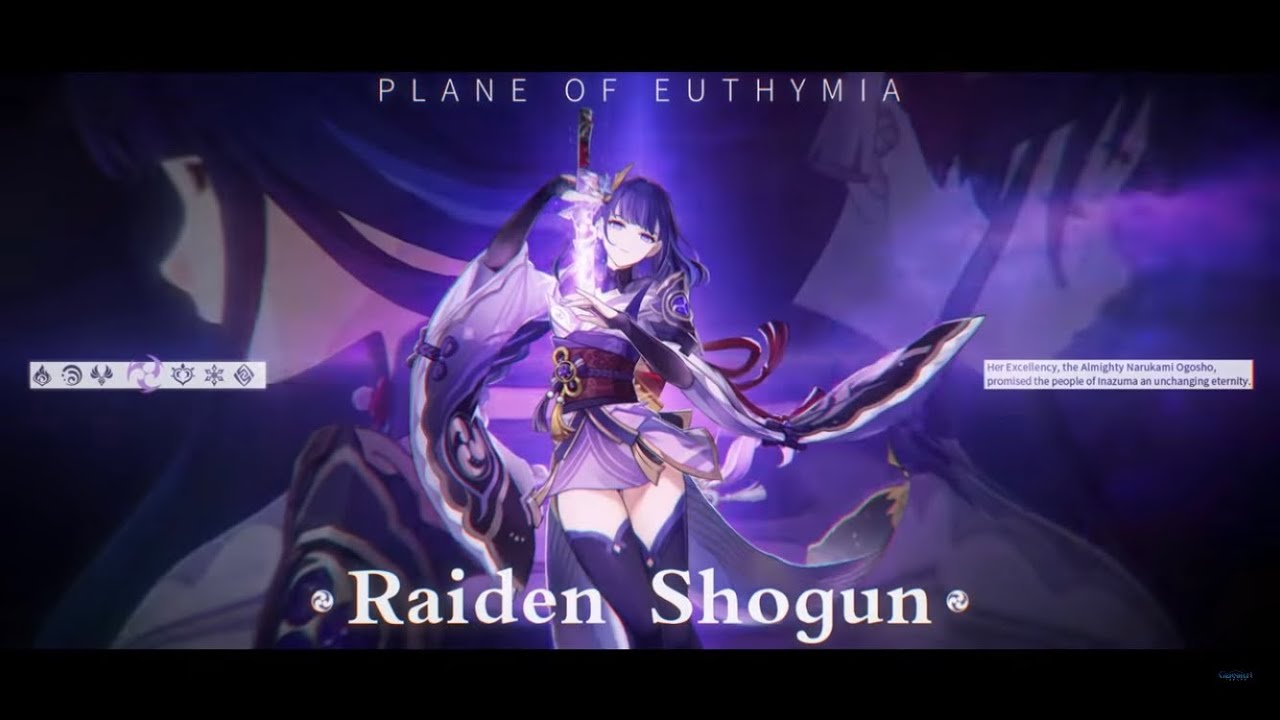 Raiden Shogun Edit - YouTube