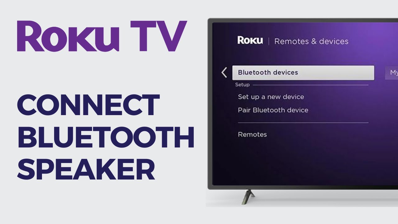 Roku TV How To Connect Bluetooth Speaker - How To Pair Roku TV To Bluetooth Speaker Instructions ...
