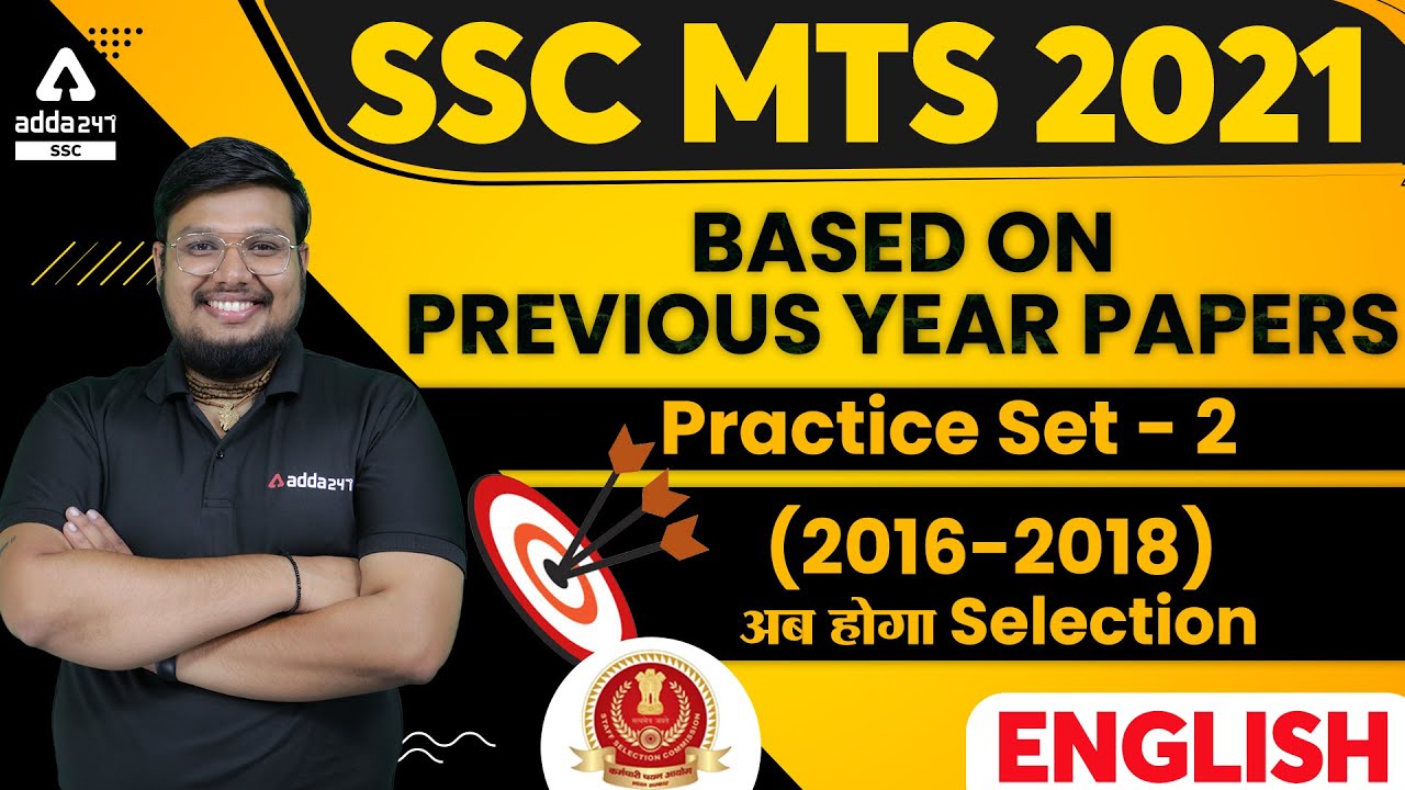 SSC MTS 2021 | SSC MTS English Live | Practice Set #2 Based on Previous ...