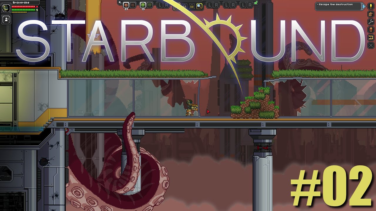 Starbound 1.0 With Nick! - Part #2 - To The Outpost! - YouTube