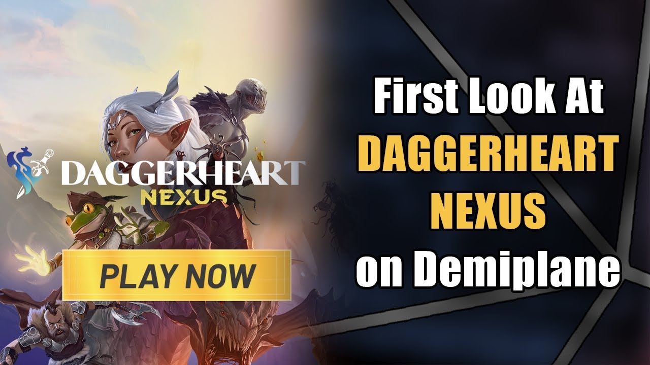 First Look At Daggerheart Nexus on Demiplane! - YouTube