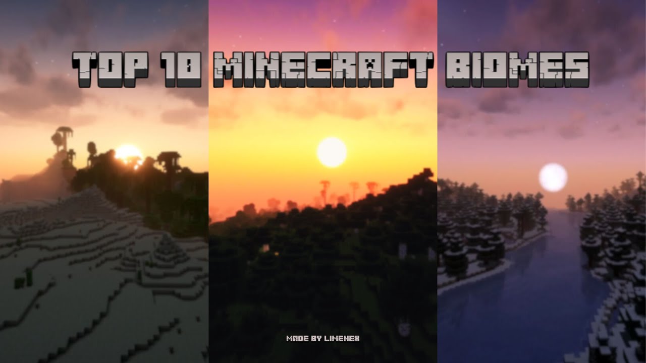 Top 10 Minecraft Biomes Ranked! (Best & Most Beautiful) - YouTube