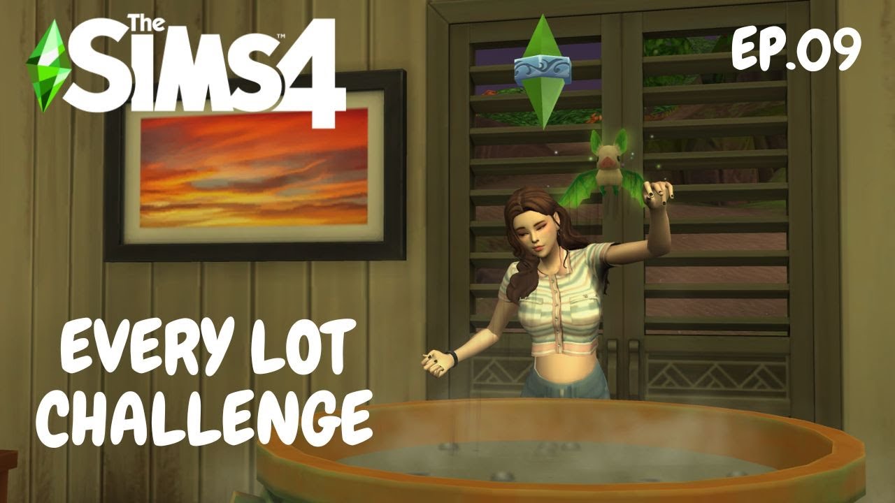 The Sims 4 模擬市民4: 全地段特徵挑戰 EVERY LOT CHALLENGE EP.09 - YouTube