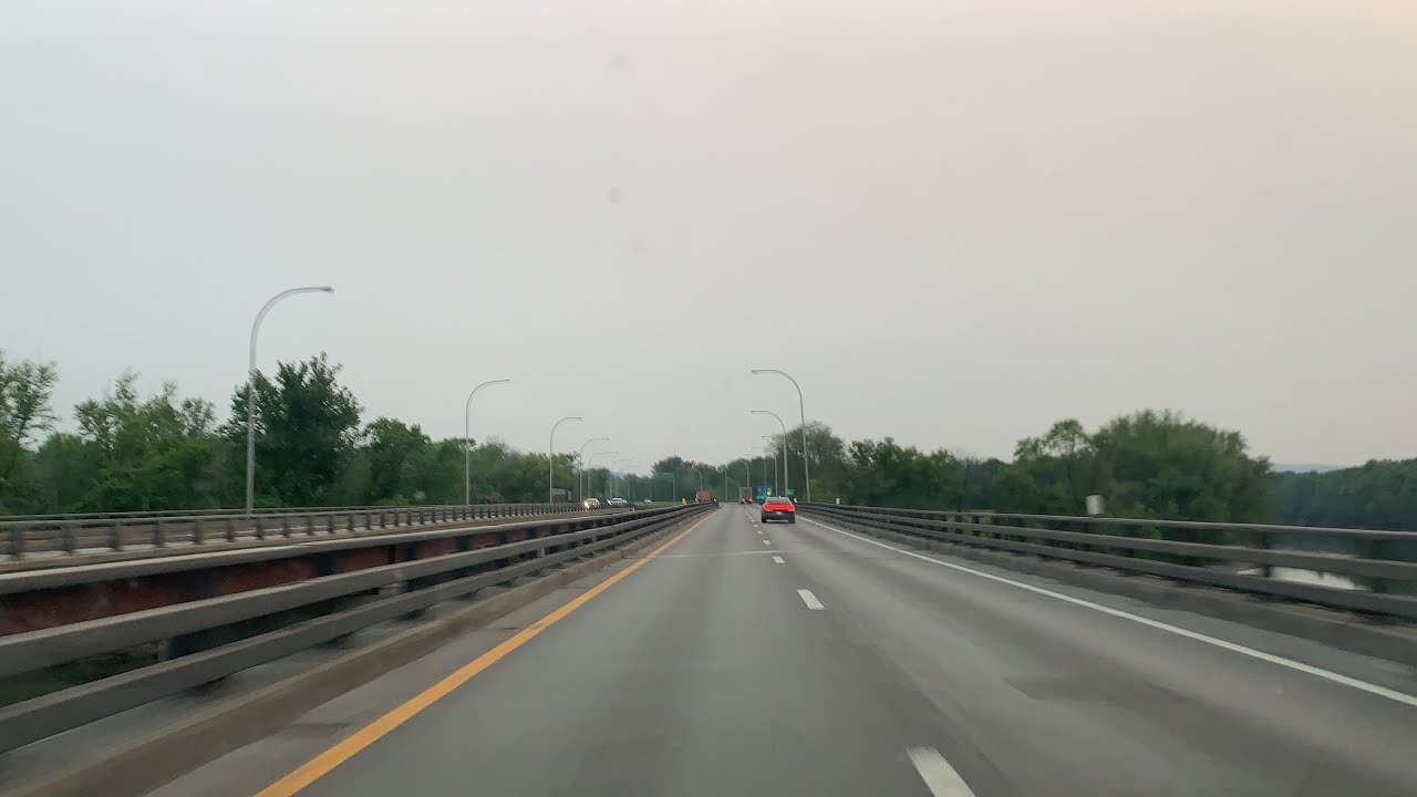 NY 17/I-86 Concrete Bridge Grooves Both Directions - YouTube
