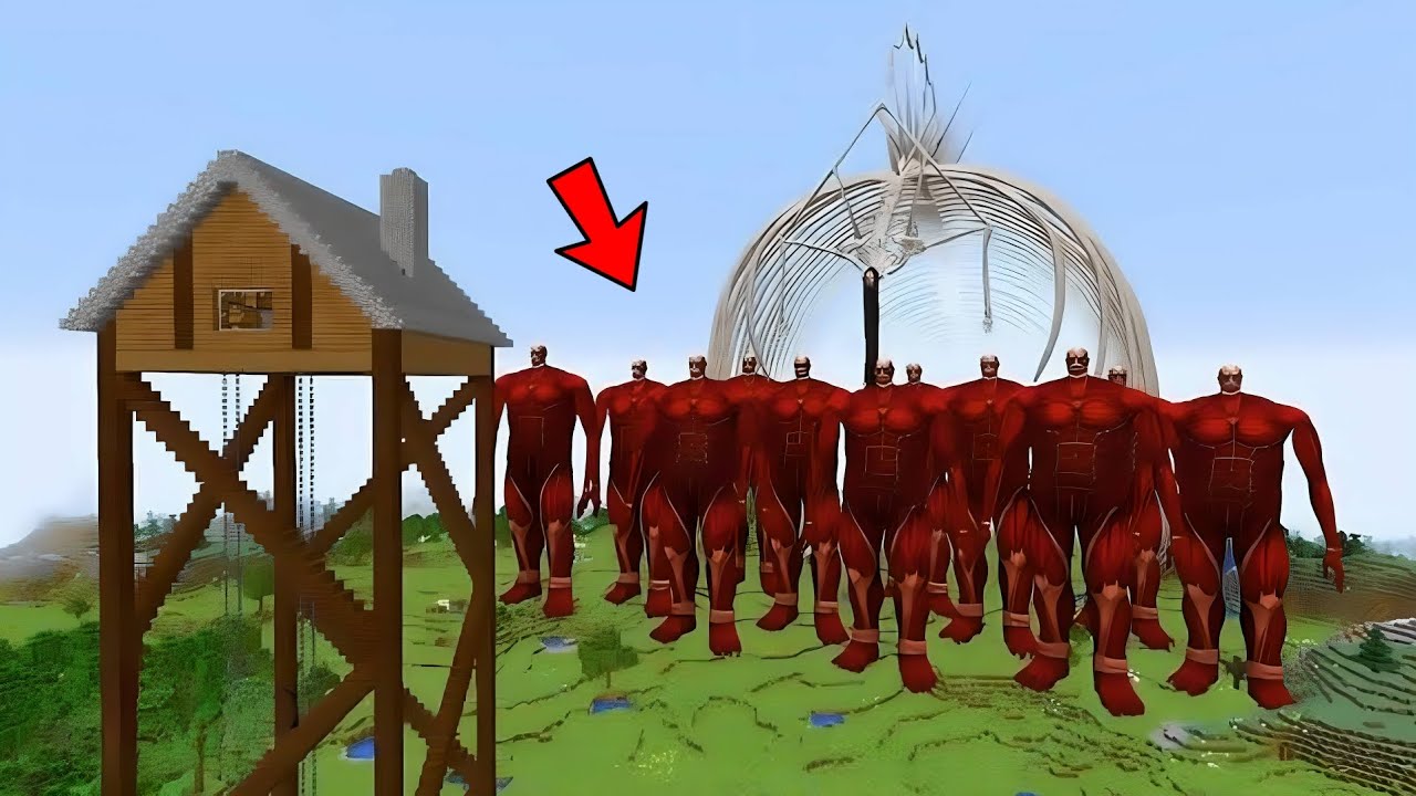 I Found EREN RUMBLING BEGINS in Minecraft - YouTube