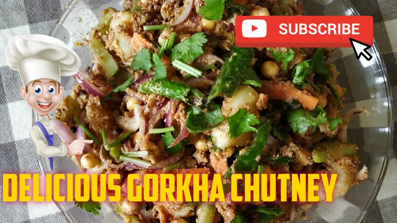 #HOW TO MAKE GORKHA CHUTNEY AT HOME#DELICIOUS RECIPE..... - YouTube