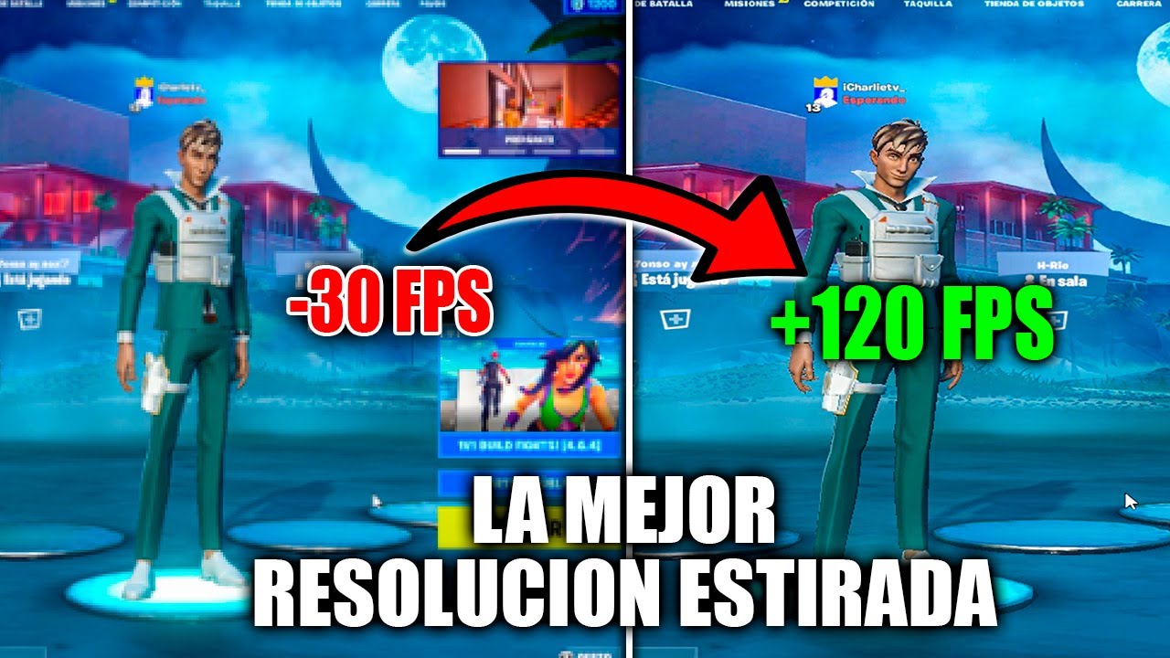 Aumento De Fps Como Cambiar La ResoluciÓn En Fortnite Resolucion