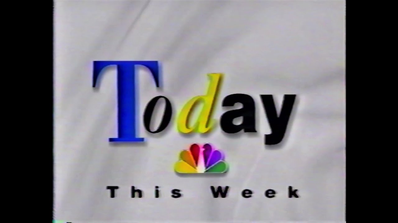 1993 NBC Today promo - YouTube